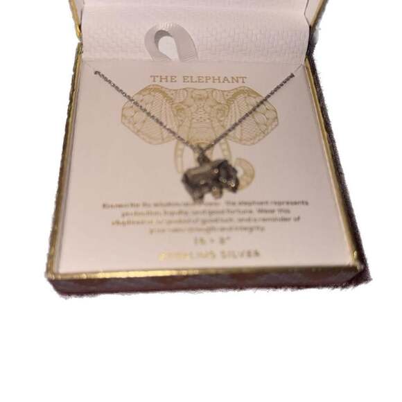 Annika Witt | Jewelry | Annika Witt Sterling Silver Elephant Pendant ...